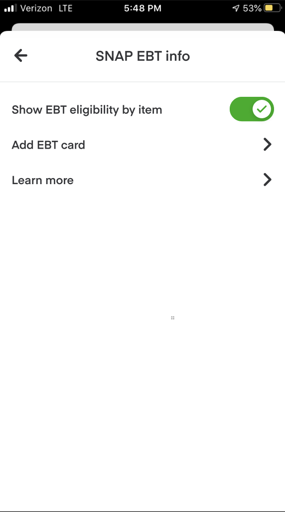 SNAP/EBT - Price Chopper - Market 32