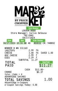 Survey - Price Chopper - Market 32